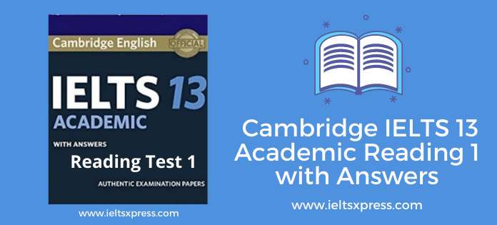 Cambridge IELTS 13 Academic Reading Test 1 with Answers