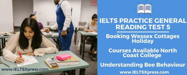 IELTS General Reading Practice Test 5 with Answers