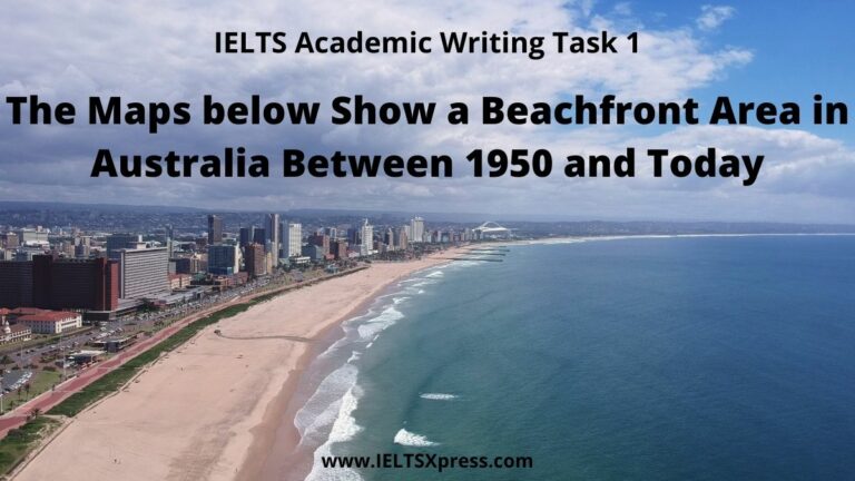 The Maps below show a Beachfront Area in Australia