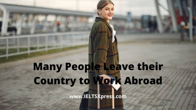 Many People Leave their Country to Work Abroad