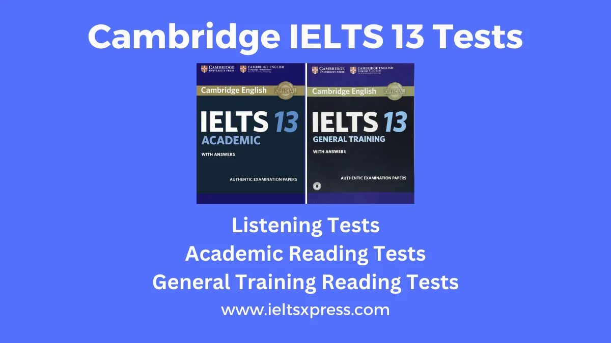 Cambridge IELTS 13 Tests IELTSXpress.com