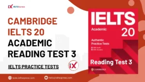 cambridge ielts 20 academic reading test 3 - IELTSXpress.com